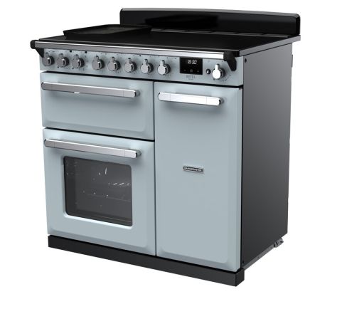 Rangemaster Estel Deluxe 90cm Induction Range Cooker – Misty Blue ...