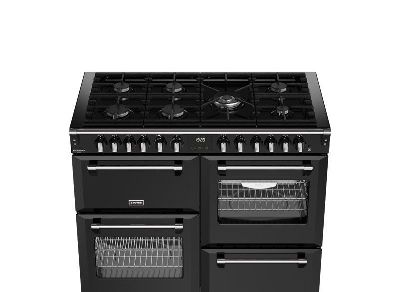 Stoves ST DX RCA RICH 110DF BLK 110cm Range Cooker DF black 444411876 ...