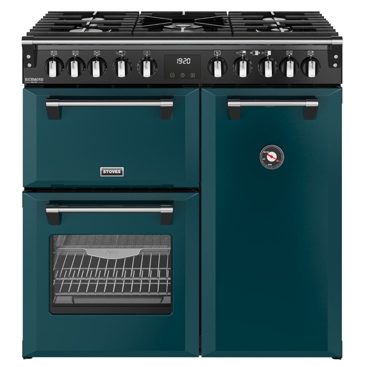 Richmond Deluxe 90cm Dual Fuel Range Cooker – Deep Marine | Carters Direct