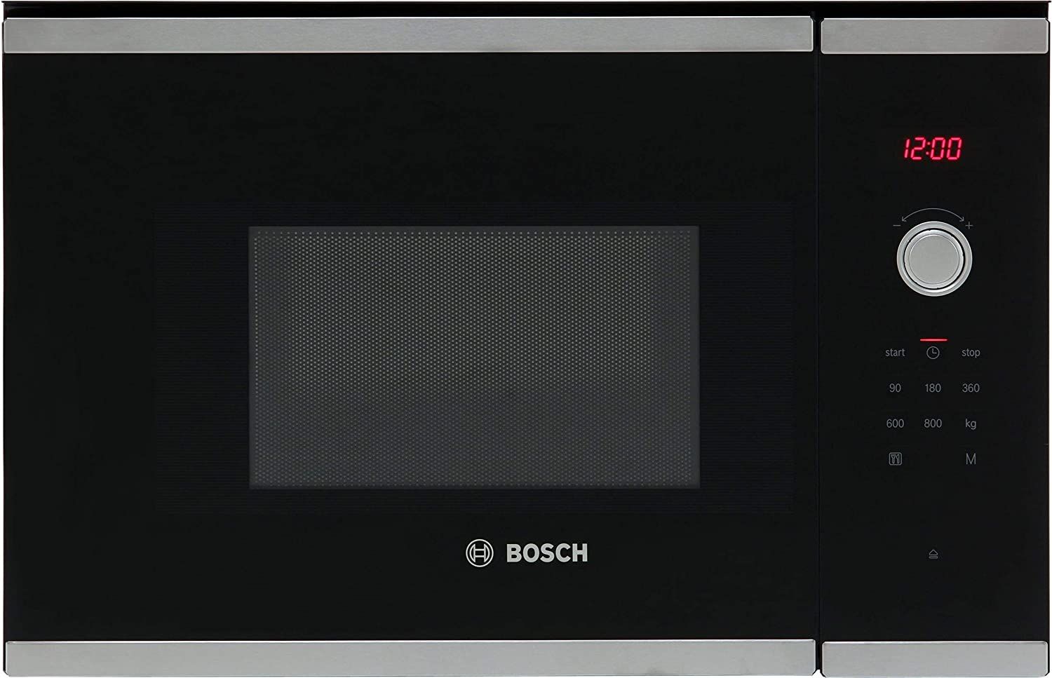 Bosch BFL523MS0B 60Cm 20 Litre 800 Watt Microwave - Stainless Steel at ...