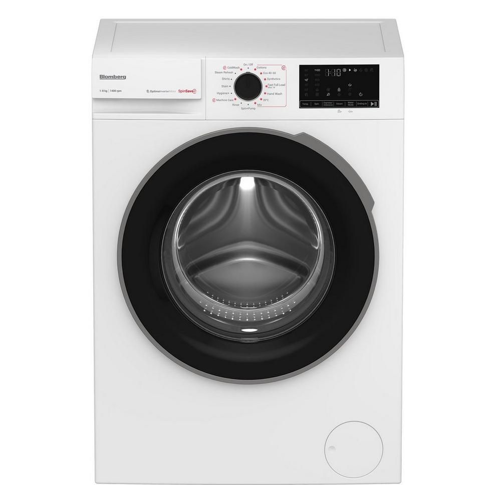 Blomberg LWA18461W (A) Freestanding 8Kg 1400 Spin Washing Machine ...