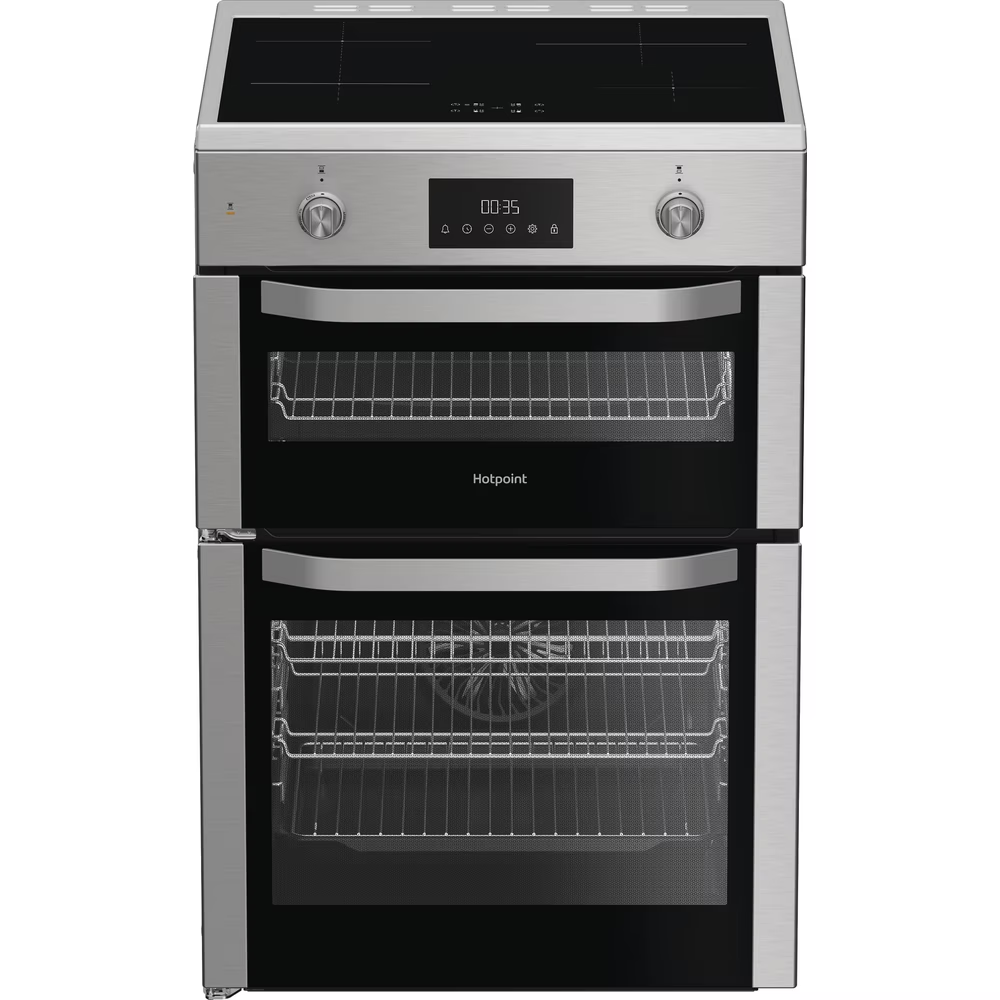 Hotpoint HDE6IDC2X Electric Freestanding Double Cavity Cooker: 60Cm ...