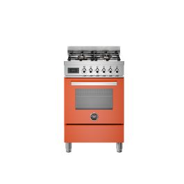 Bertazzoni PRO64L1EART Professional 60Cm Range Cooker Single Oven Dual ...