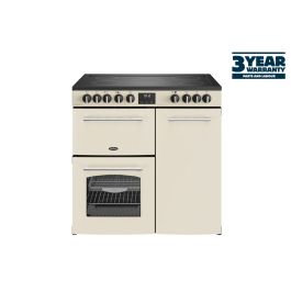 Belling BEL RCA FARMHOUSE 90E CRM 90cm Range Cooker E cream 444411818 ...