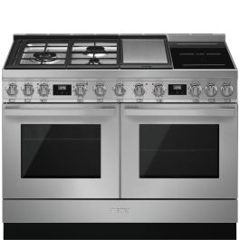 Smeg CPF120IGMPX 120cm Portofino Dual Fuel Range Cooker Stainless Steel ...