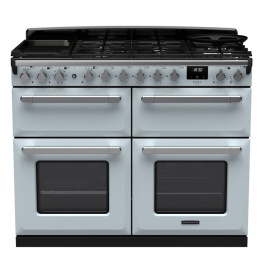 Rangemaster Estel Deluxe 110cm Dual Fuel Range Cooker - Misty Blue ...