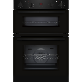 Neff U1DCC0AK3B Built In Double Oven Circotherm Main Oven, 2 Functions ...
