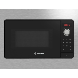 Bosch BFL523MS3B Microwave Ovens Red display, up to 800W, 20L, 5 power ...